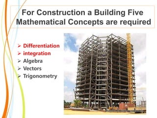 Applications of Integration and Derivation In Civil Engineering | PPTX