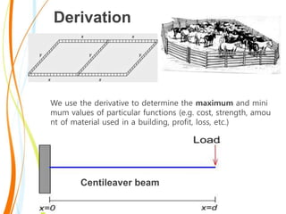Applications of Integration and Derivation In Civil Engineering | PPTX