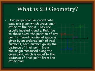 Applications of 3D and 2D geometry | PPTX