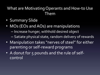 Applications of ABA in clinical settings | PPTX