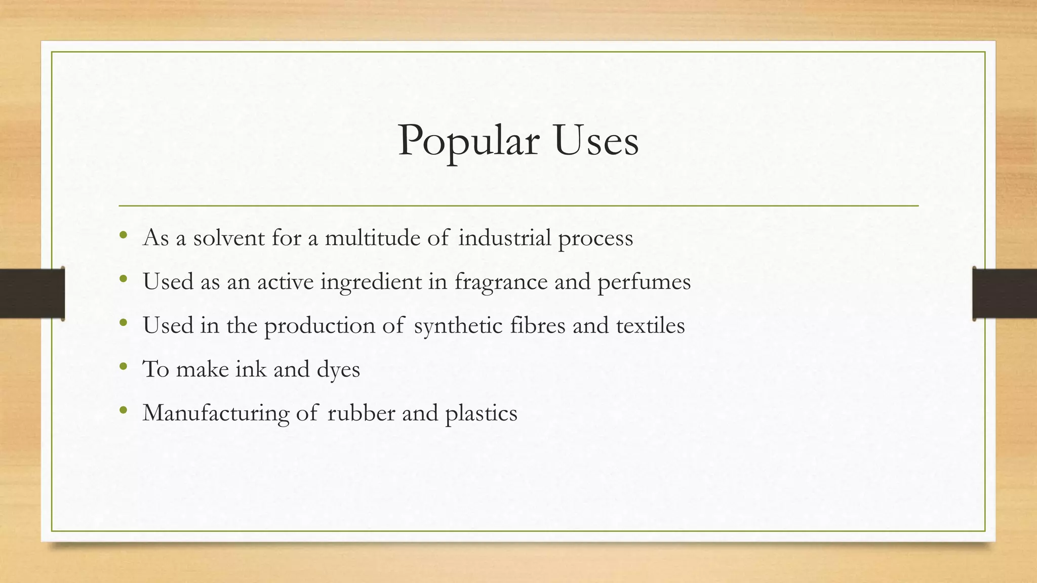 Applications of acetic acid | PPTX
