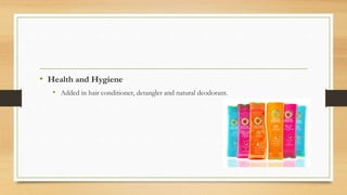Applications of acetic acid | PPTX