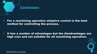 Applications of Adaptive Control System in CNC | PDF