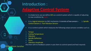 Applications of Adaptive Control System in CNC | PDF