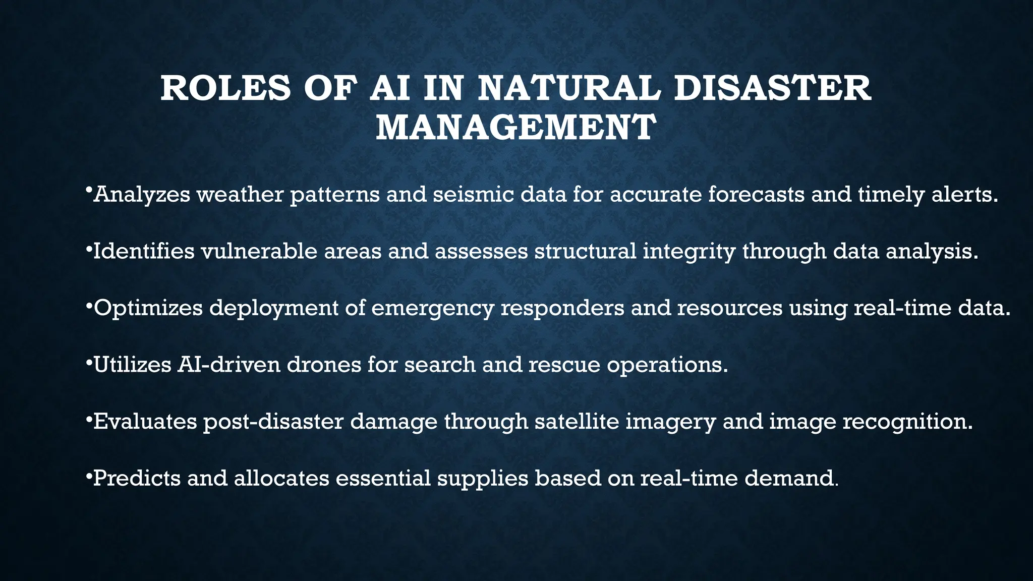 Applications of AI in Disasester Management.pptx