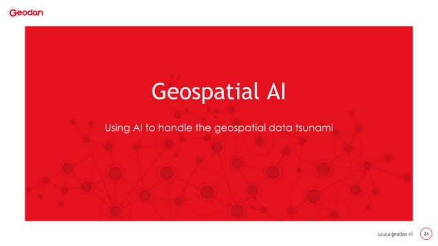 Applications of AI in the geospatial domain | PDF | Cameras and Camcorders | Consumer Electronics