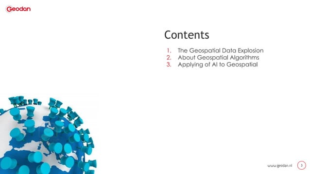 Applications of AI in the geospatial domain | PDF | Cameras and Camcorders | Consumer Electronics