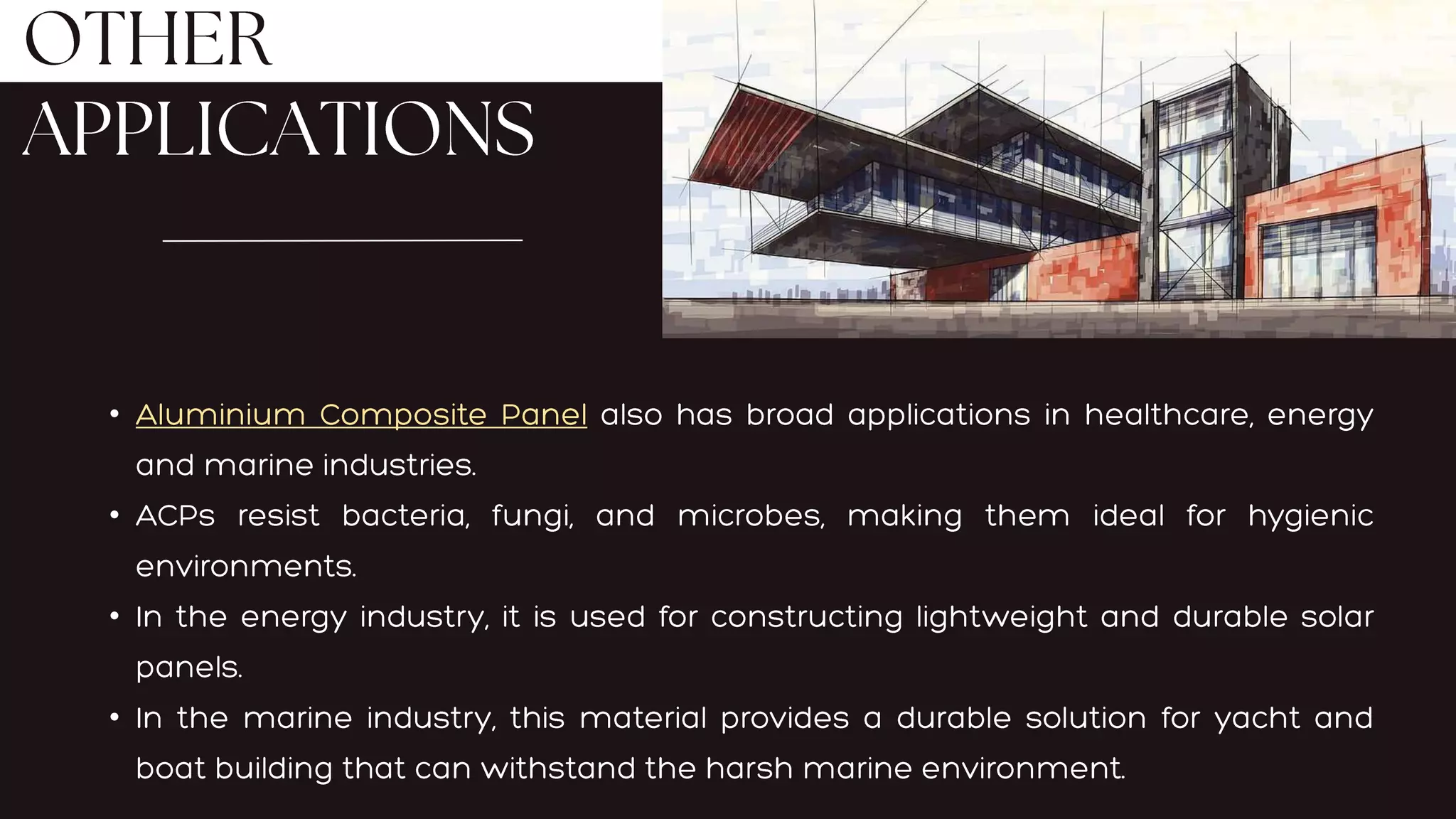 Applications of Aluminium Composite Panels in Various Industries | PPTX