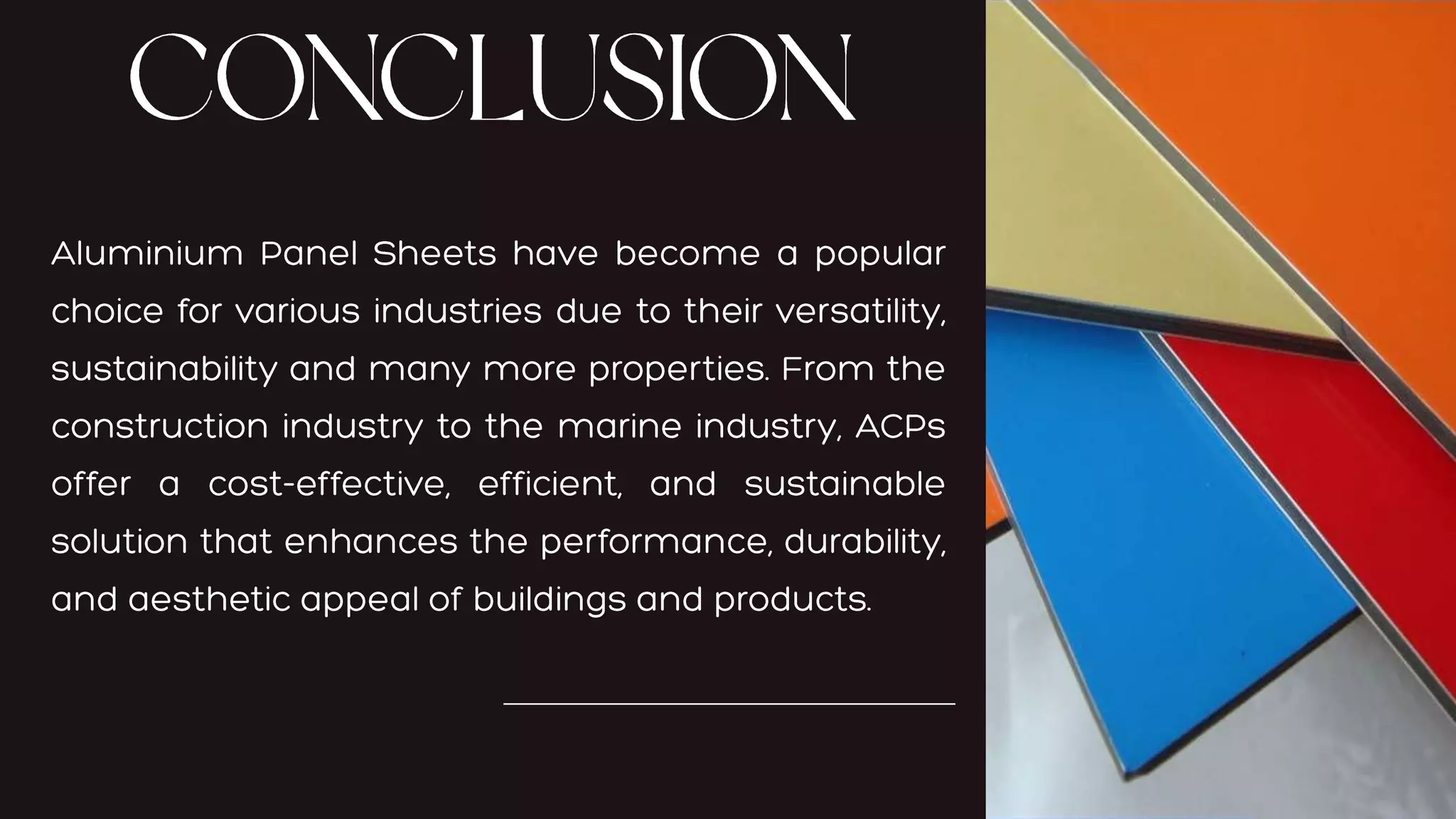 Applications of Aluminium Composite Panels in Various Industries | PPTX