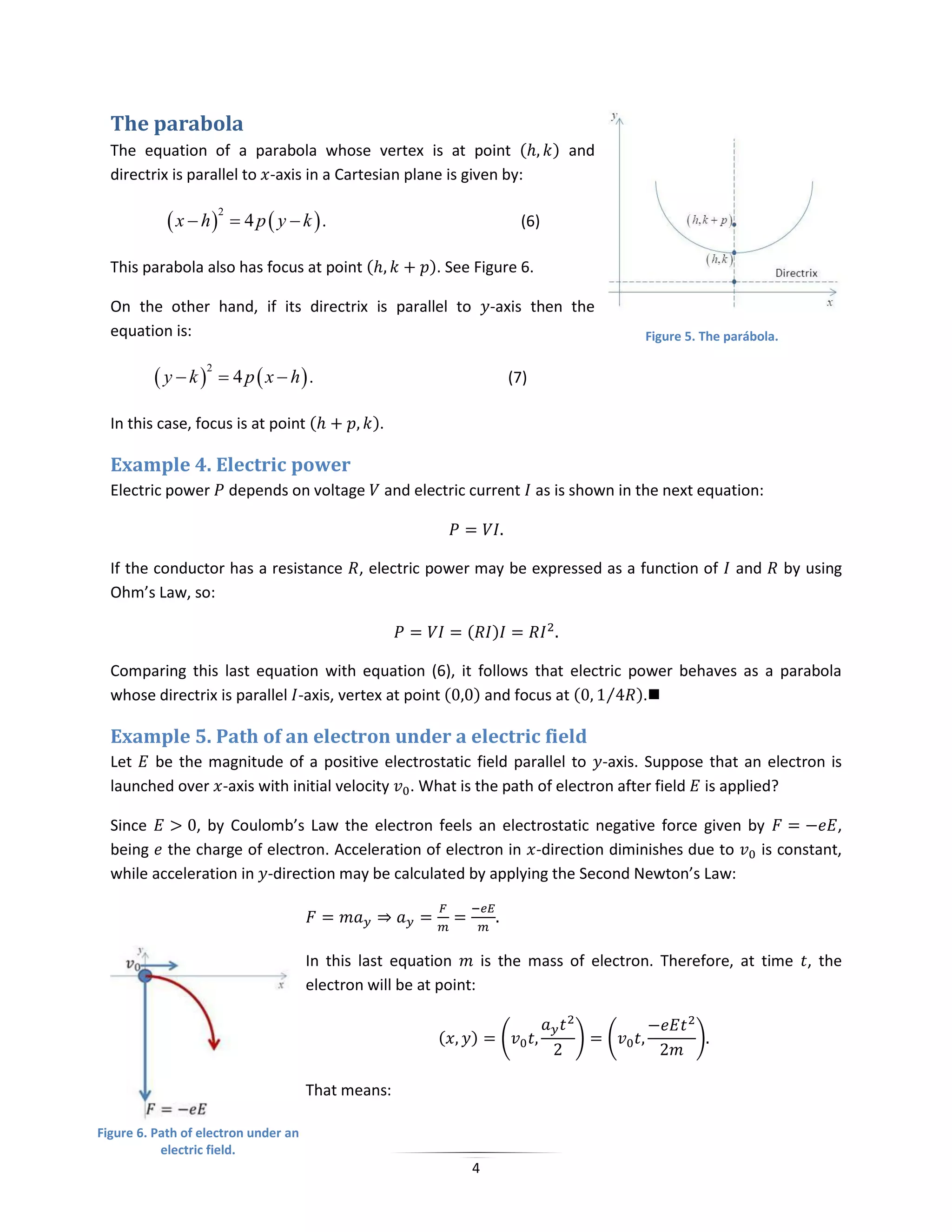 Applications of analytic geometry | PDF