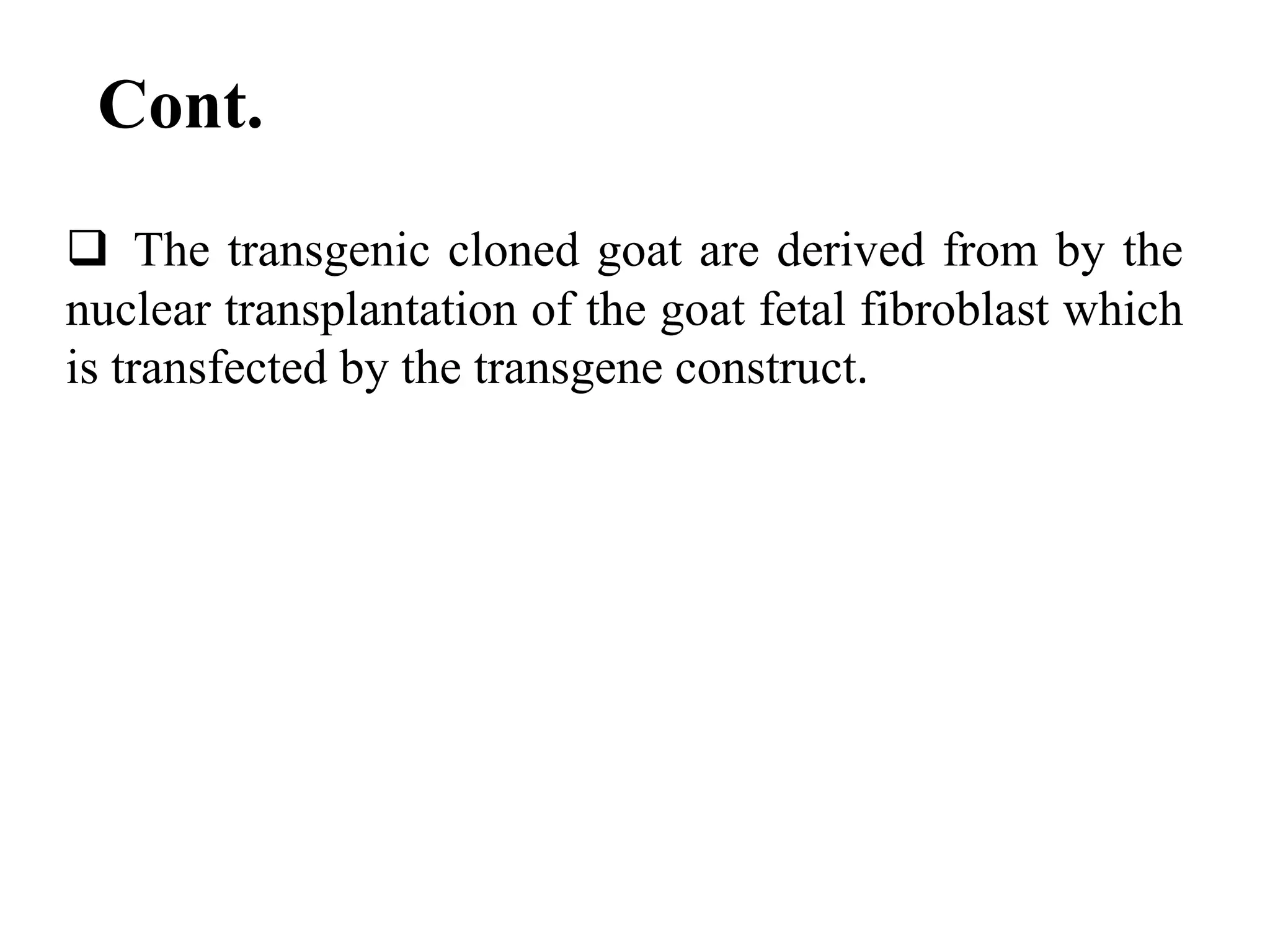 Applications of animal biotechnology | PPTX