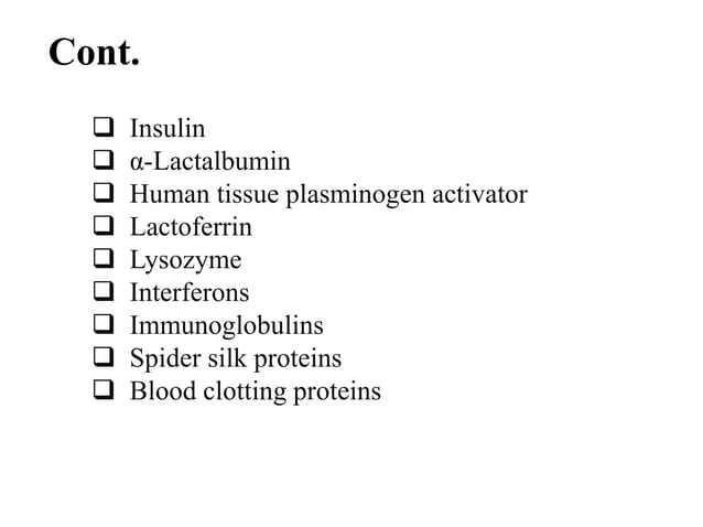 Applications of animal biotechnology | PPTX