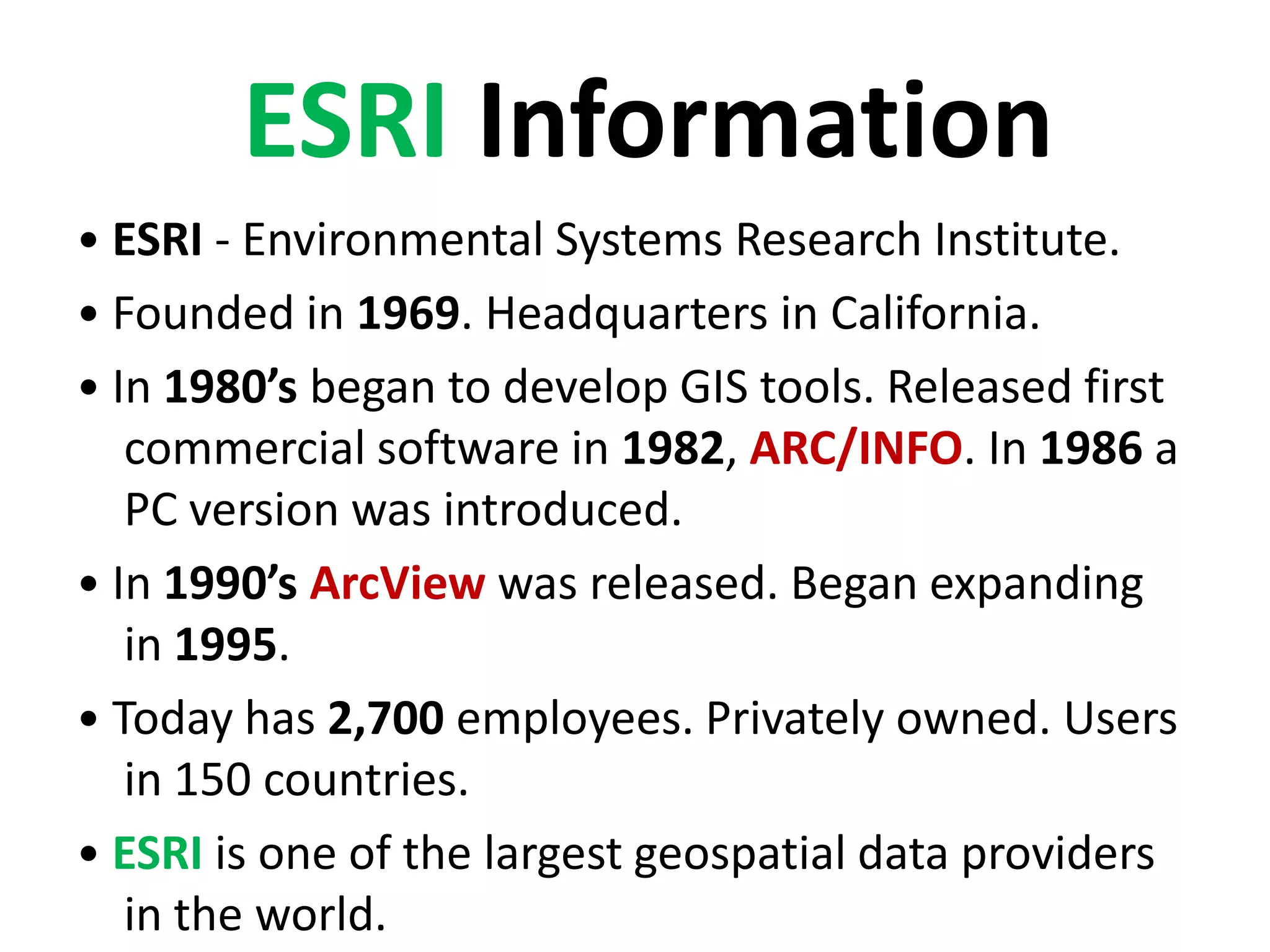 Applications of Arc GIS | PDF