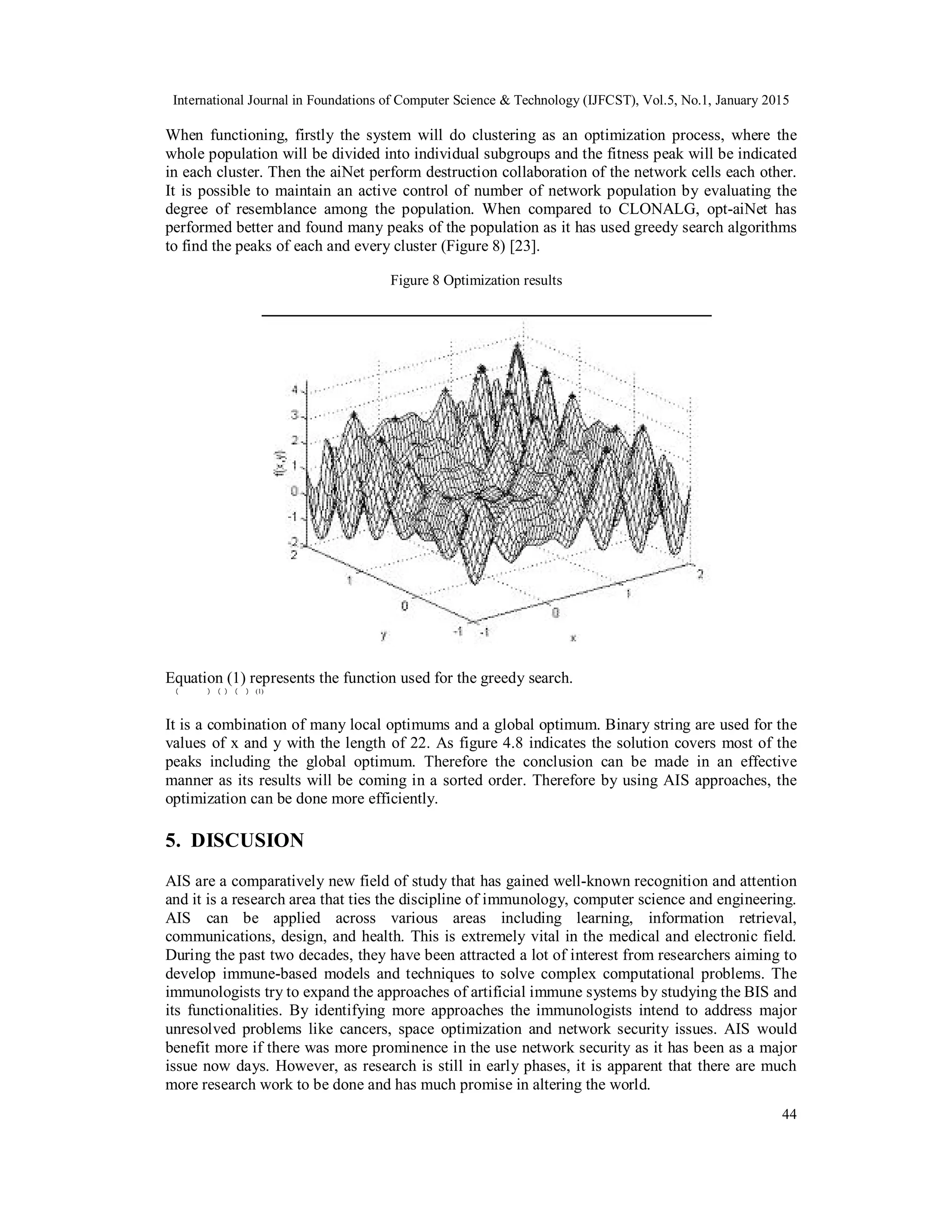 Applications of artificial immune system a review | PDF
