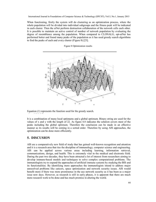Applications of artificial immune system a review | PDF