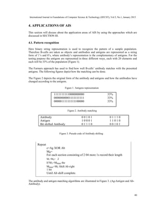 Applications of artificial immune system a review | PDF