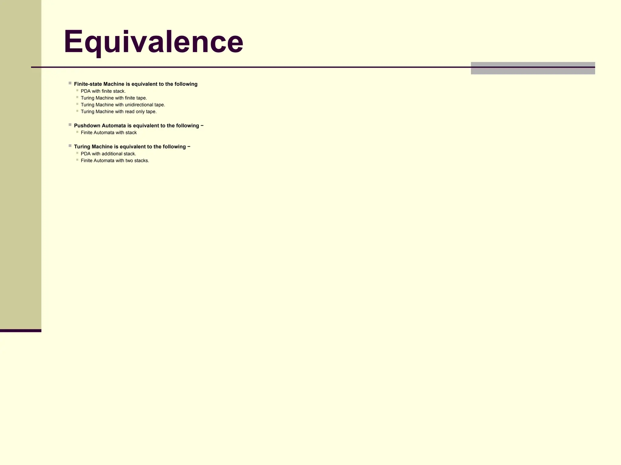 Formal Language And Applications Of Automata Theory Ppt Programming Languages Computing