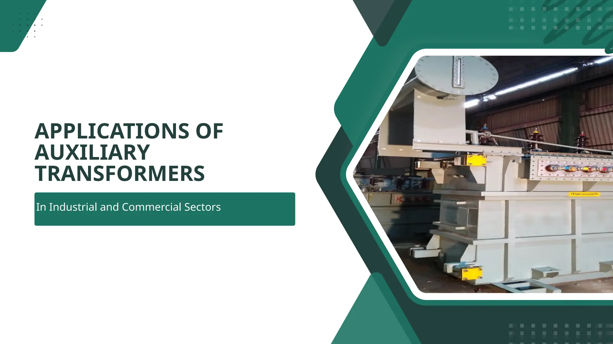 Applications of Auxiliary Transformers in Industrial and Commercial ...