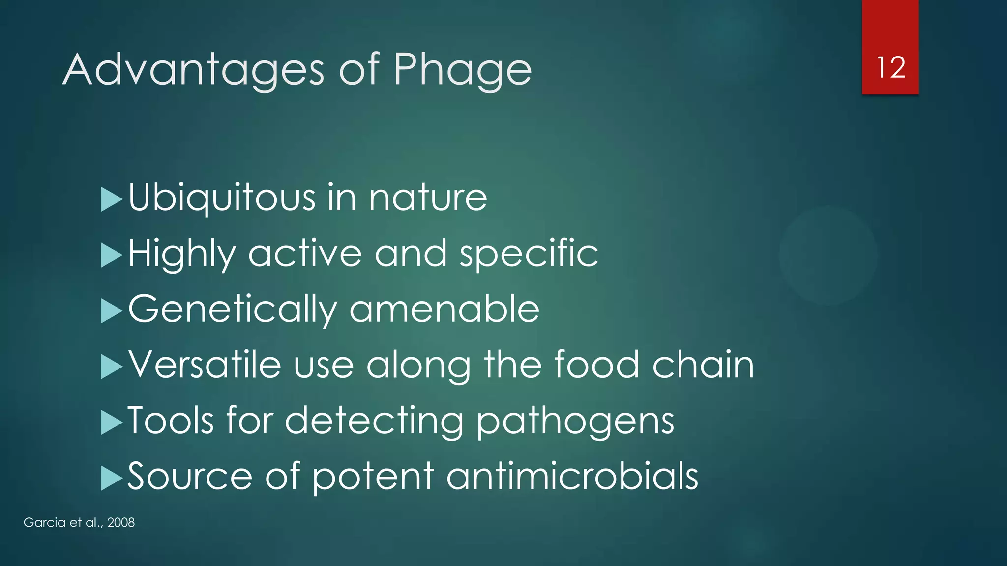 Applications Of Bacteriophages In Food Pptx