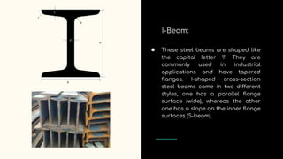 Applications of beams and girders | PPTX