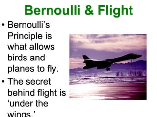 Applications of bernoulli principle | PPT