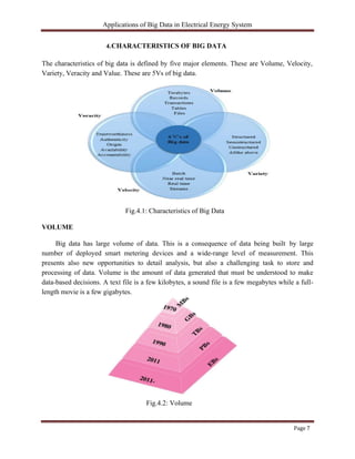 Applications of big data in electrical energy system document | PDF