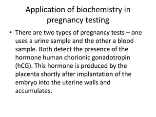 Applications of biochemistry | PPTX