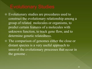 Applications of bioinformatics, main by kk sahu | PPTX