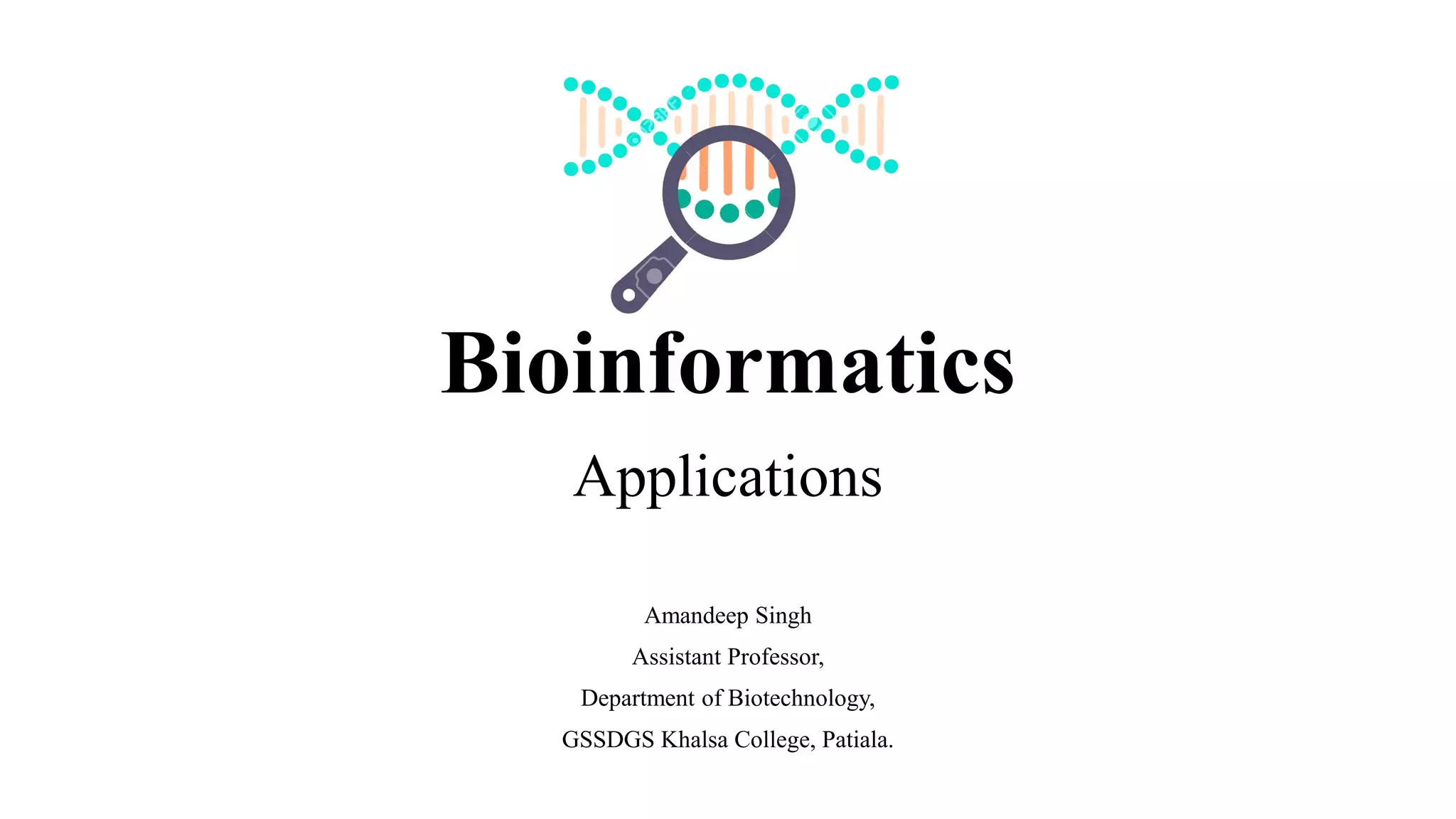 Applications of bioinformatics | PDF
