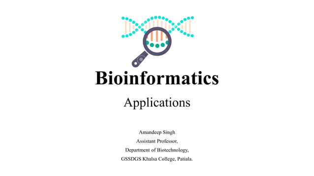 Applications of bioinformatics | PDF | Genetics | Science