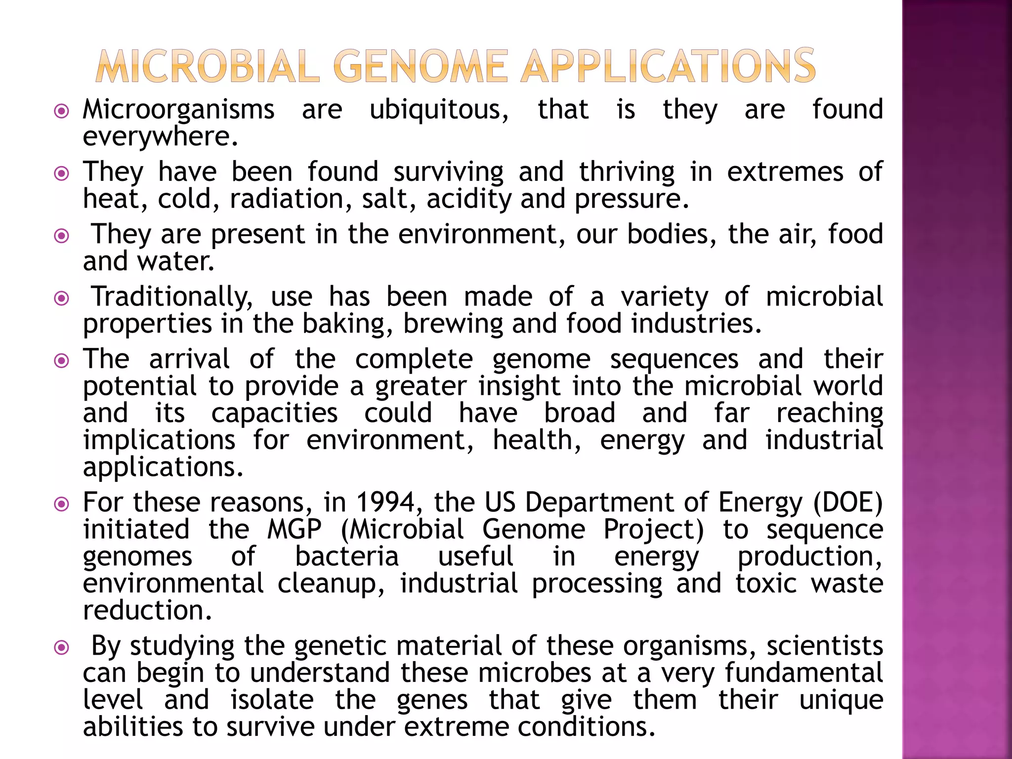 Applications of bioinformatics | PPTX