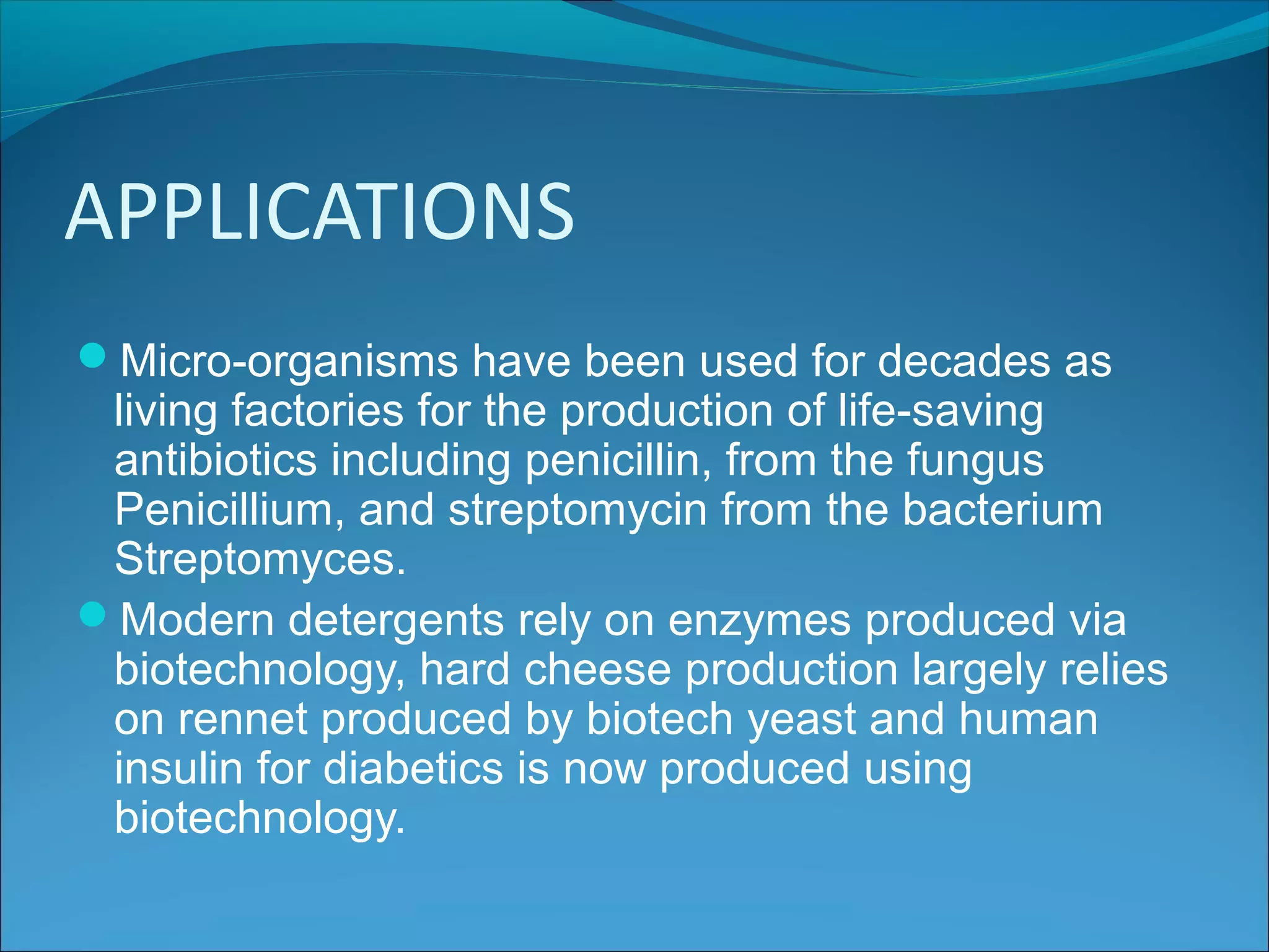 Applications of biotechnology | PPT