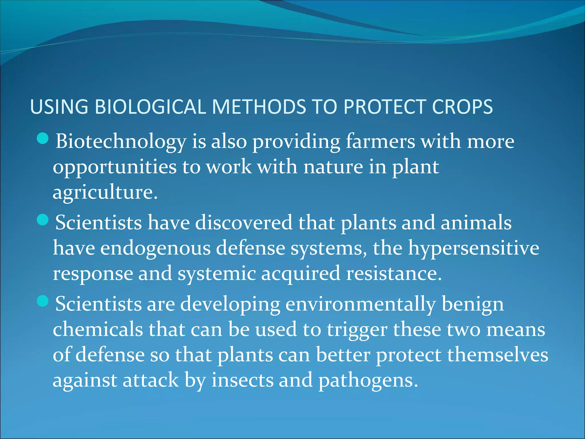 Applications of biotechnology | PPT