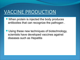 Applications of biotechnology | PPT