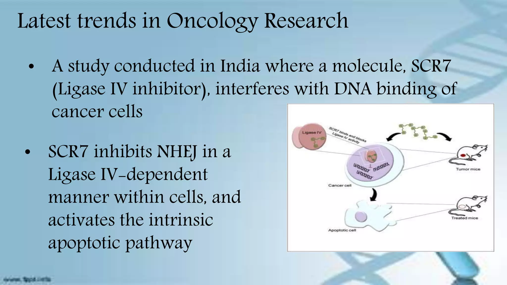 Applications of biotechnology in cancer | PPTX