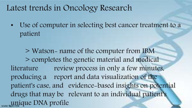 Applications of biotechnology in cancer | PPTX