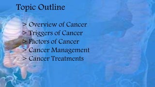 Applications of biotechnology in cancer | PPTX