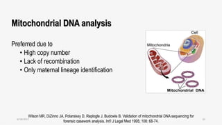 Applications of biotechnology in forensic sciences | PPTX | Genetics ...