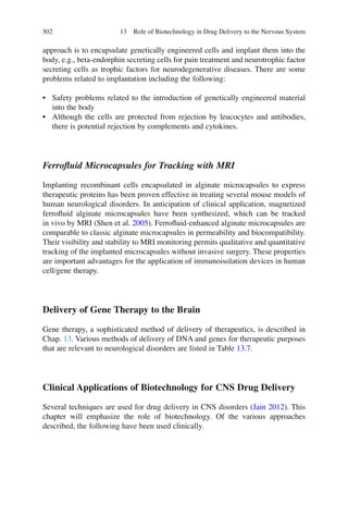 Applications of biotechnology in neurology | PDF