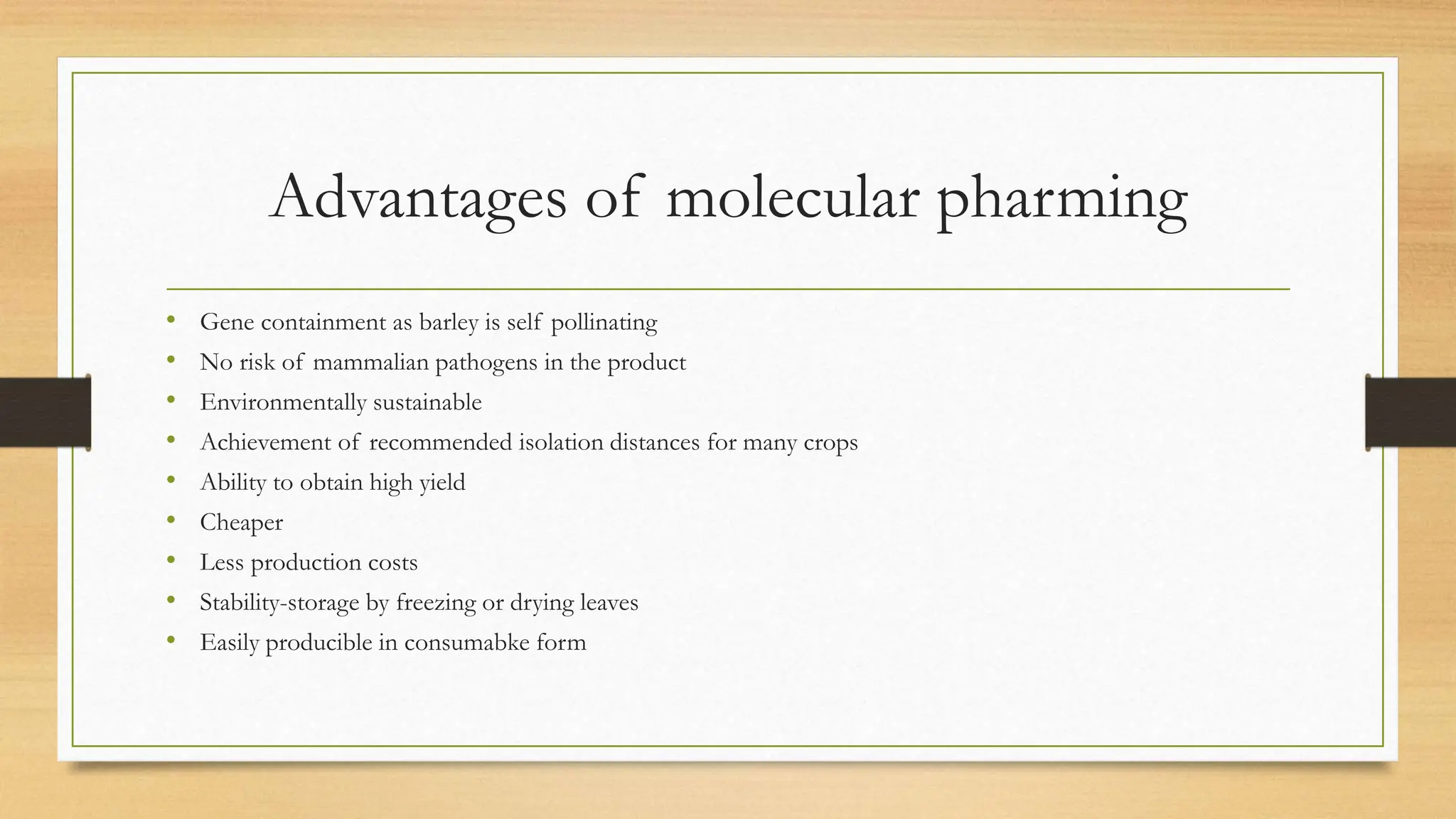 Applications of biotechnology –molecular pharmin-1.pptx
