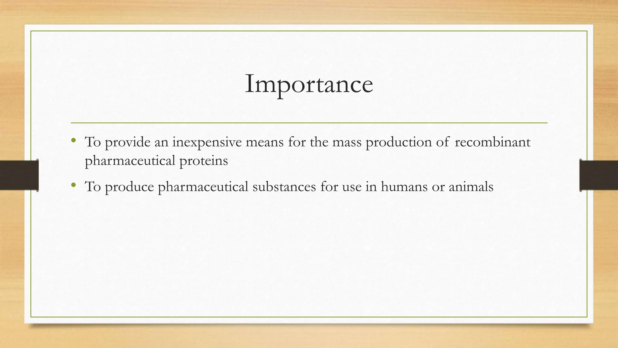 Applications of biotechnology –molecular pharmin-1.pptx | Biotech and ...