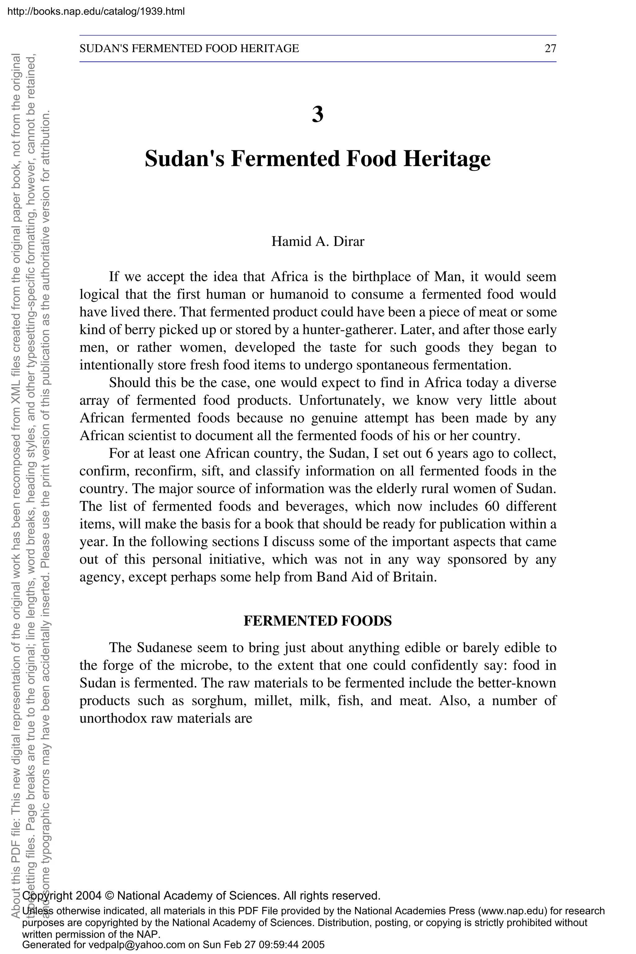 Applications of biotechnology to traditional fermented foods nap-2004 | PDF