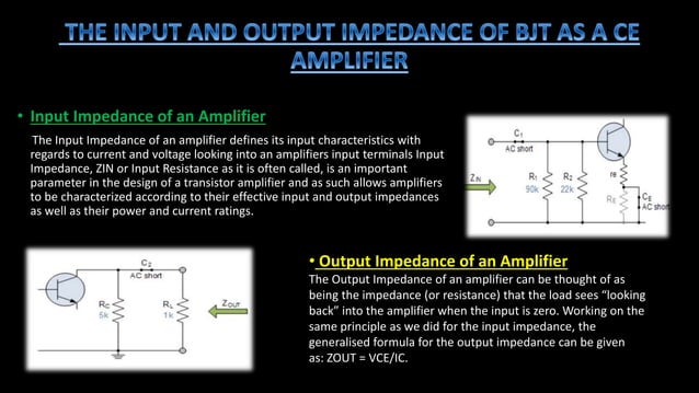 APPLICATIONS OF BJT IN CE AMPLIFIER.pptx
