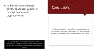 Applications of Blockchain Technology.pptx