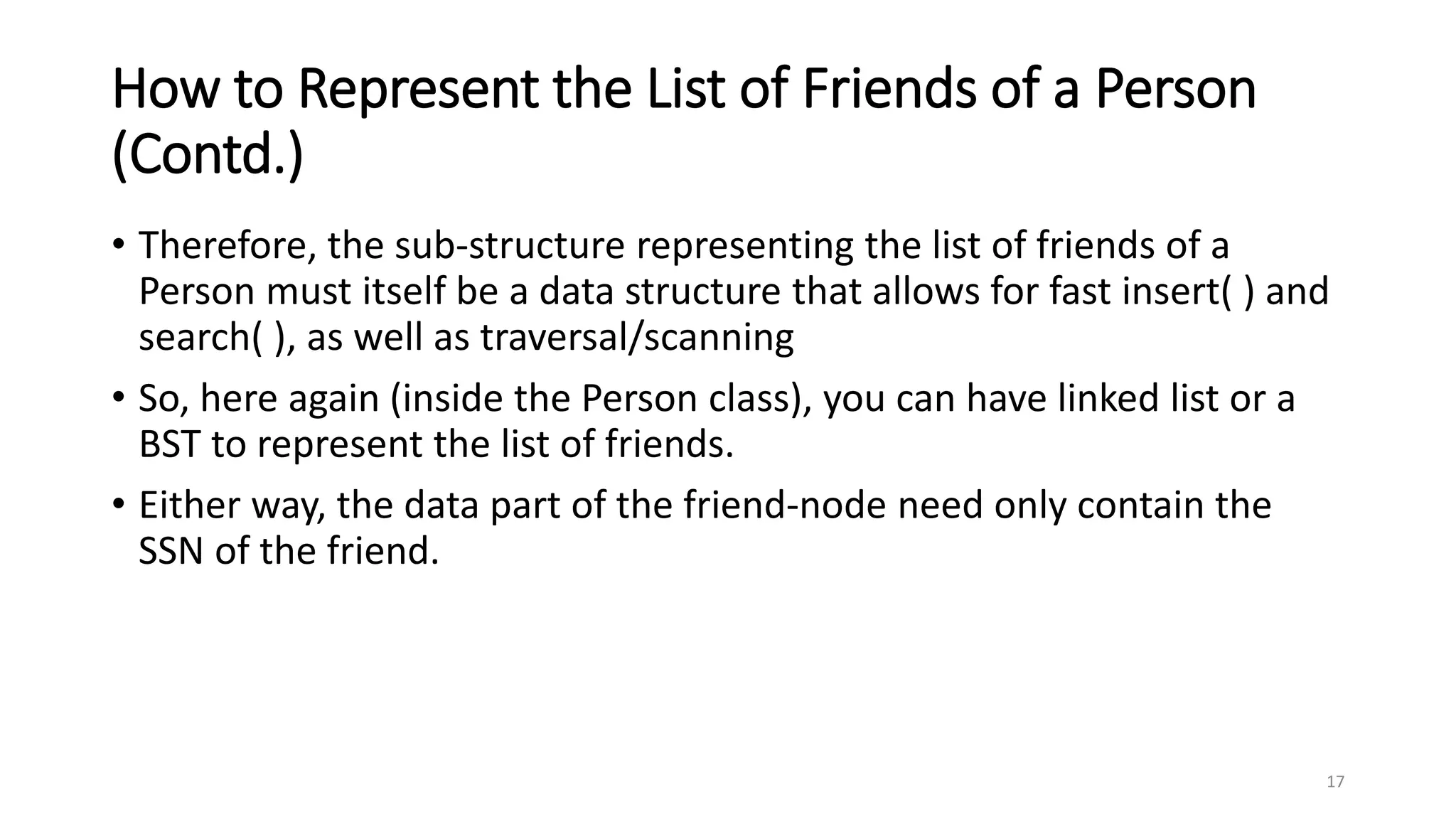 Applications of bsts and linked lists | PPT
