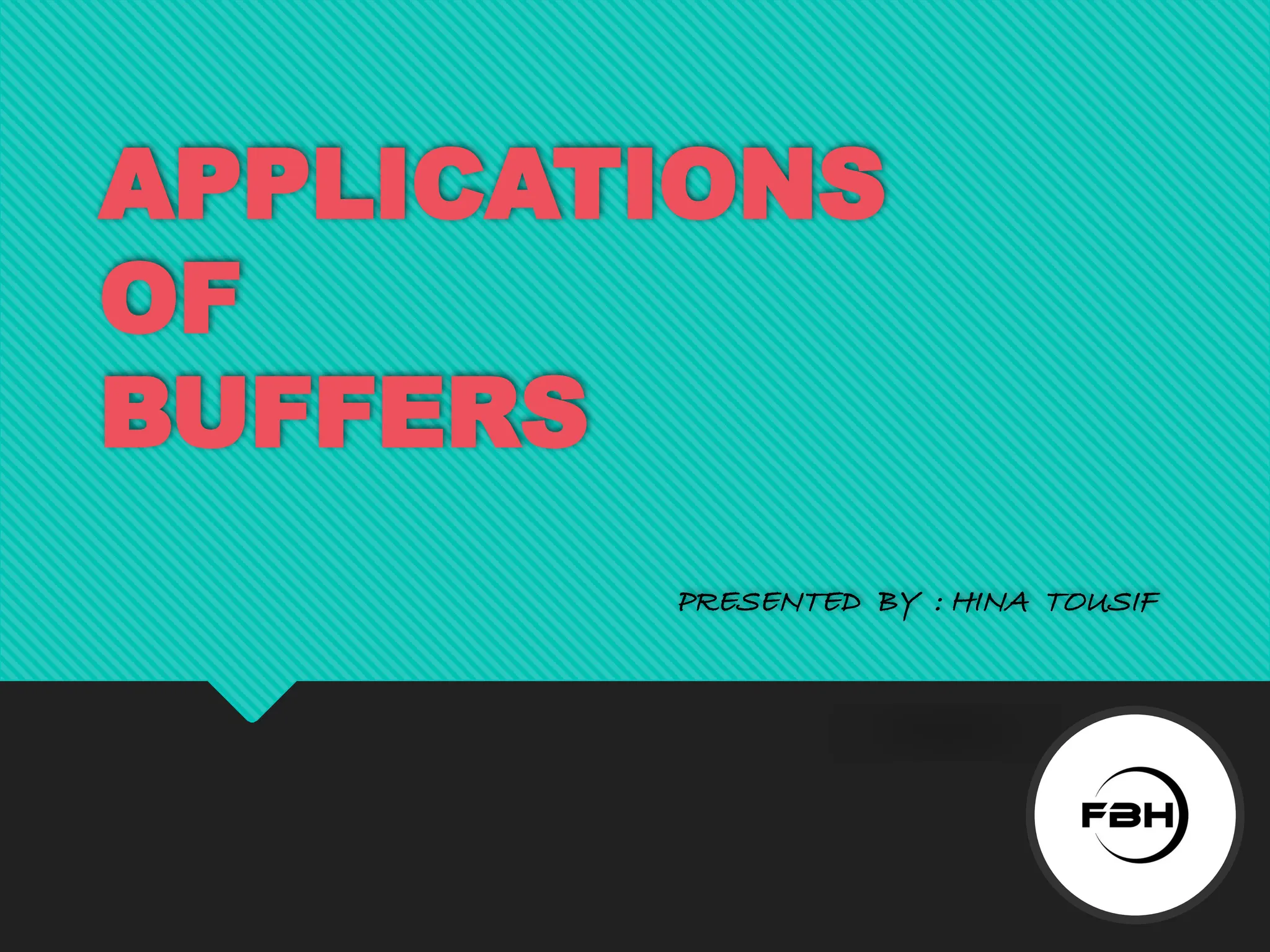 Applications of buffers || Physical Pharmaceutics | PPTX