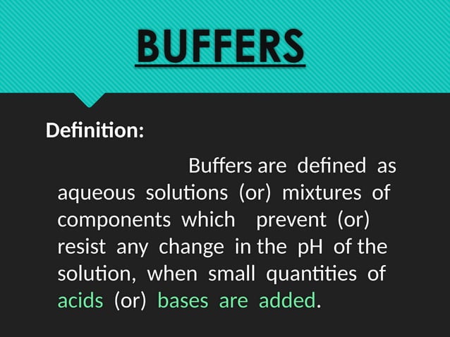Applications of buffers || Physical Pharmaceutics | PPTX | Eye and ...