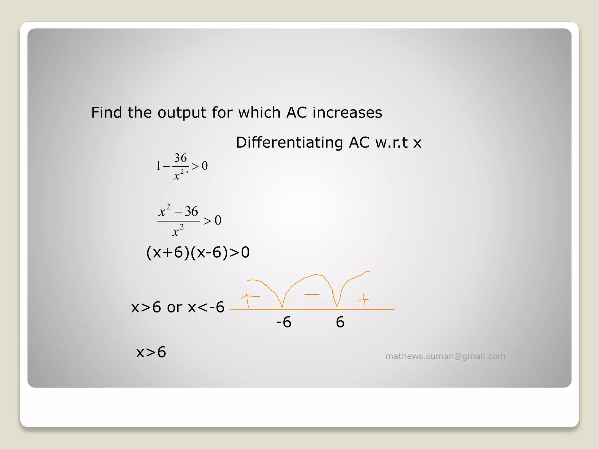 Applications of calculus in commerce and economics | PPTX