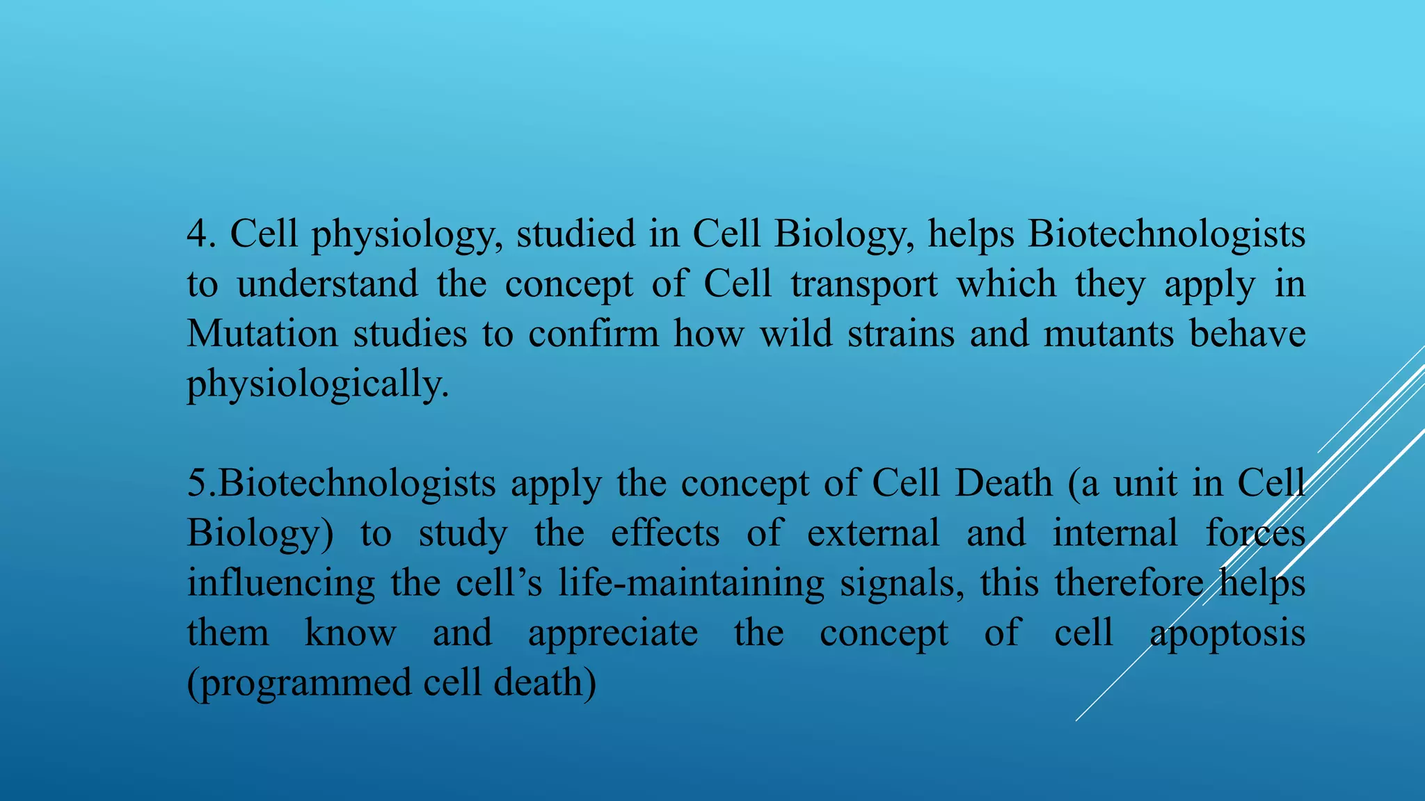 Applications of Cell Biology & Genetics.pptx
