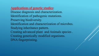 Applications of Cell Biology & Genetics.pptx